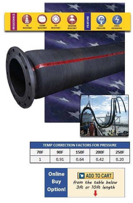 Hosecraft USA : RP8-AS Dock Hose Assembly
